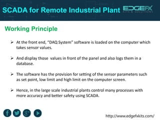 Scada for remote industrial plant | PPTX