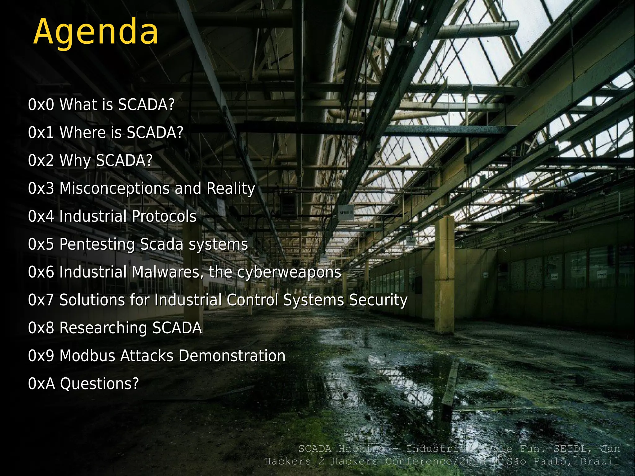 SCADA hacking industrial-scale fun | PDF | Computing | Technology ...