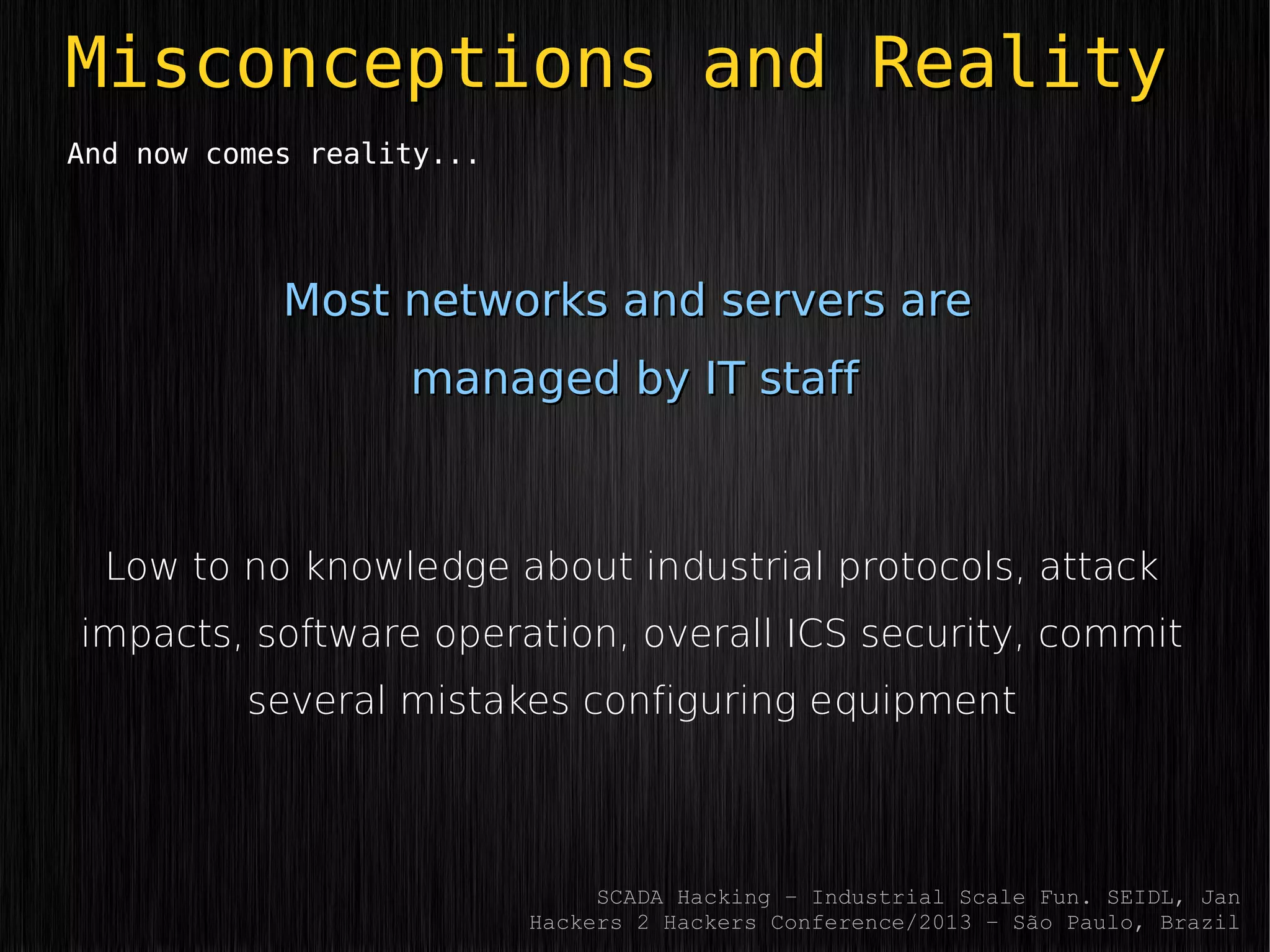 SCADA hacking industrial-scale fun | PDF