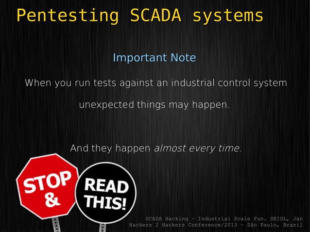 SCADA hacking industrial-scale fun | PDF | Computing | Technology ...