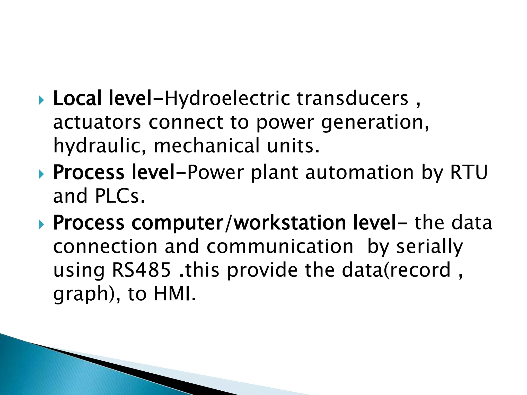 Scada in hydropower plant | PPTX