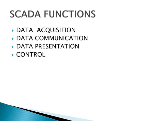 Scada in hydropower plant | PPTX | Mechanical and Industrial ...