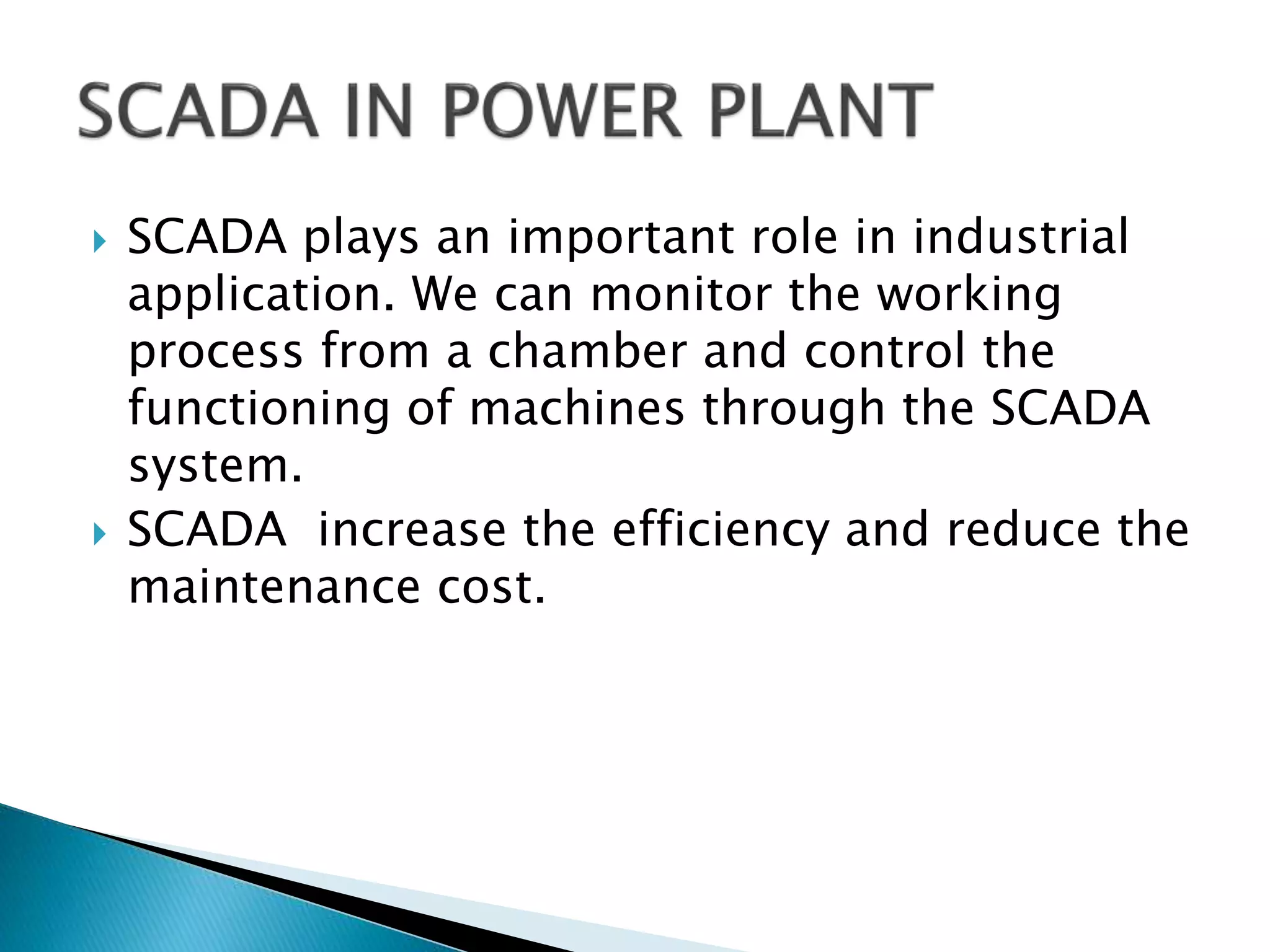 Scada in hydropower plant | PPTX