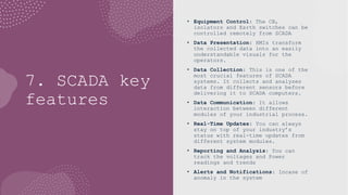 SCADA Masterclass Presentation on power transmission substations | PPTX