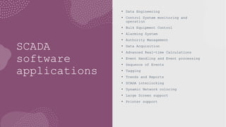 SCADA Masterclass Presentation on power transmission substations | PPTX