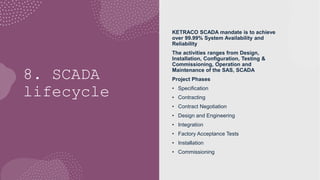 SCADA Masterclass Presentation on power transmission substations | PPTX