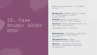 SCADA Masterclass Presentation on power transmission substations | PPTX