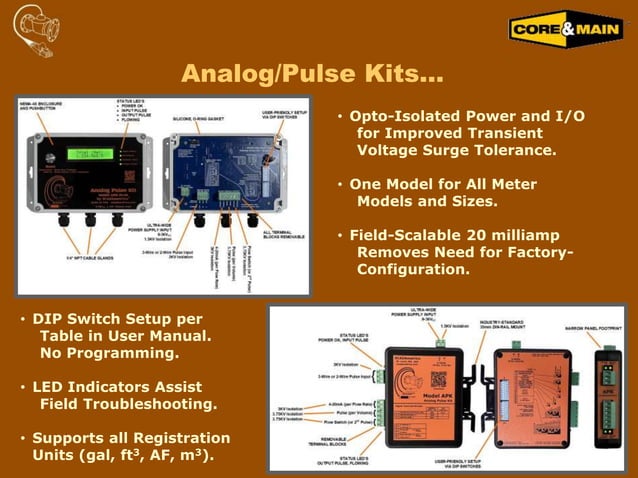 SCADAmetrics Instrumentation for Sensus Water Meters - Core and Main ...