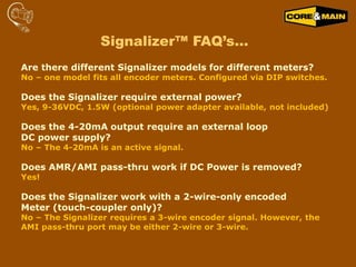 SCADAmetrics Instrumentation for Sensus Water Meters - Core and Main ...