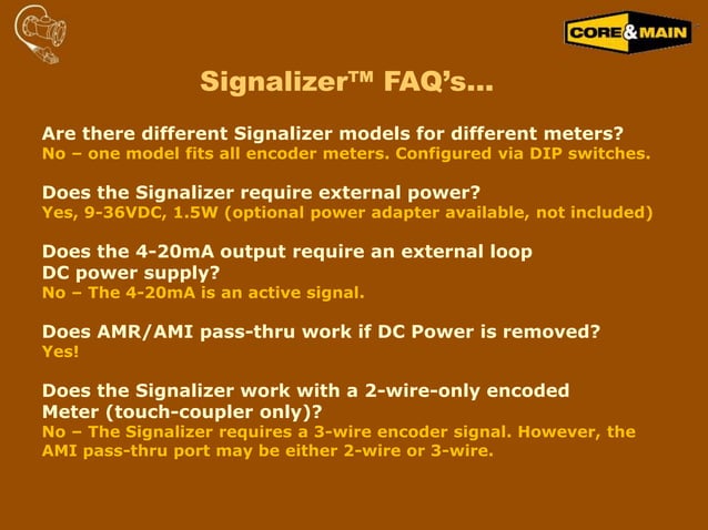 SCADAmetrics Instrumentation for Sensus Water Meters - Core and Main ...