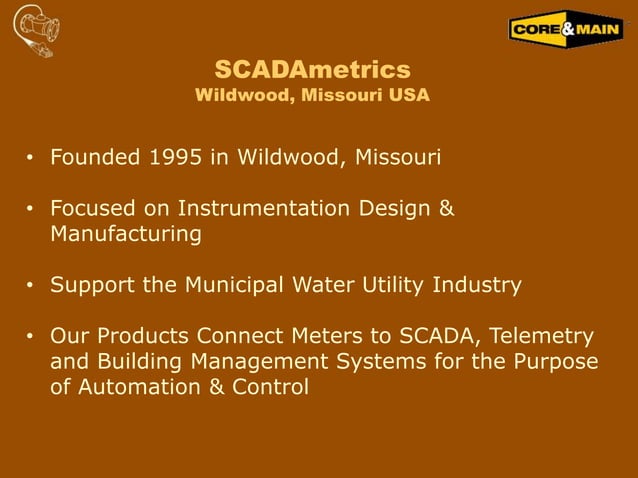 SCADAmetrics Instrumentation for Sensus Water Meters - Core and Main ...