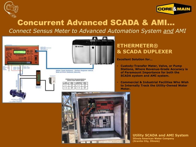 SCADAmetrics Instrumentation for Sensus Water Meters - Core and Main Training 2024 July 09 | PPTX