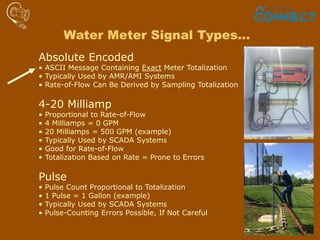 Connecting Neptune Flow Meters to SCADA, Telemetry, and Building Automation Systems. | PPTX