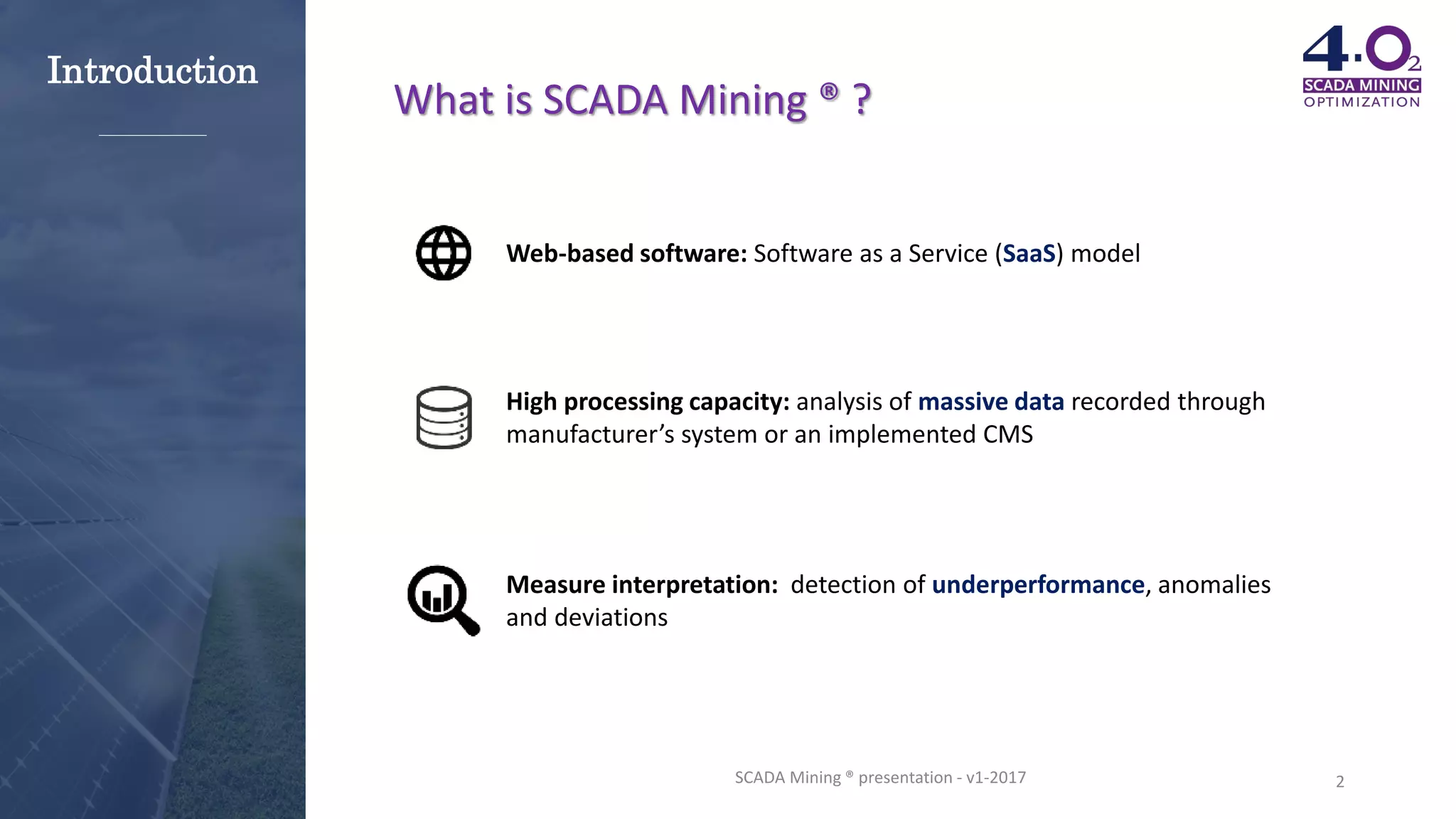 Presentation of Scada mining ® | PPTX