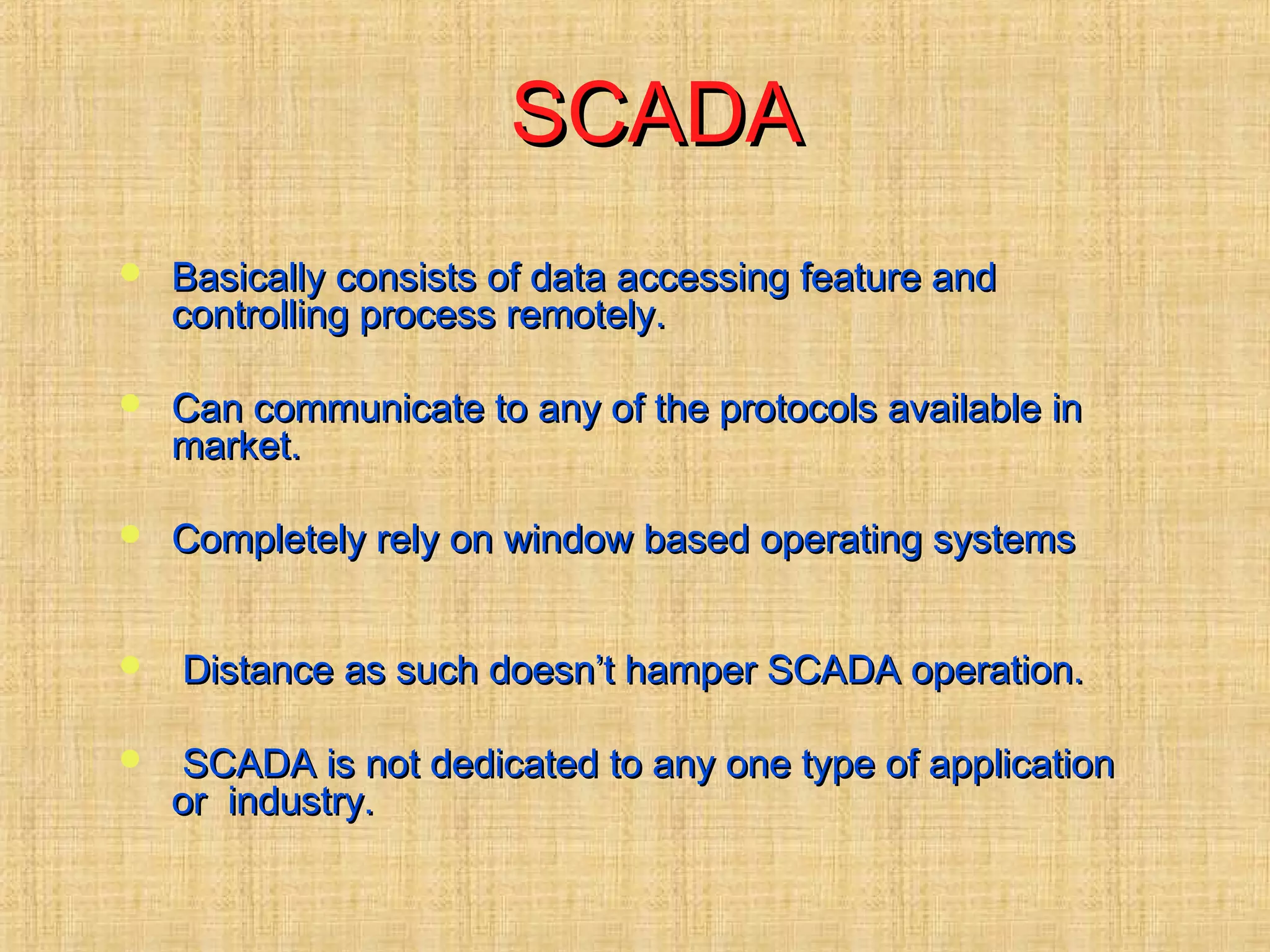 WHAT IS SCADA AND BASIC KNOWLEDGE ABOUT IT. | PPT