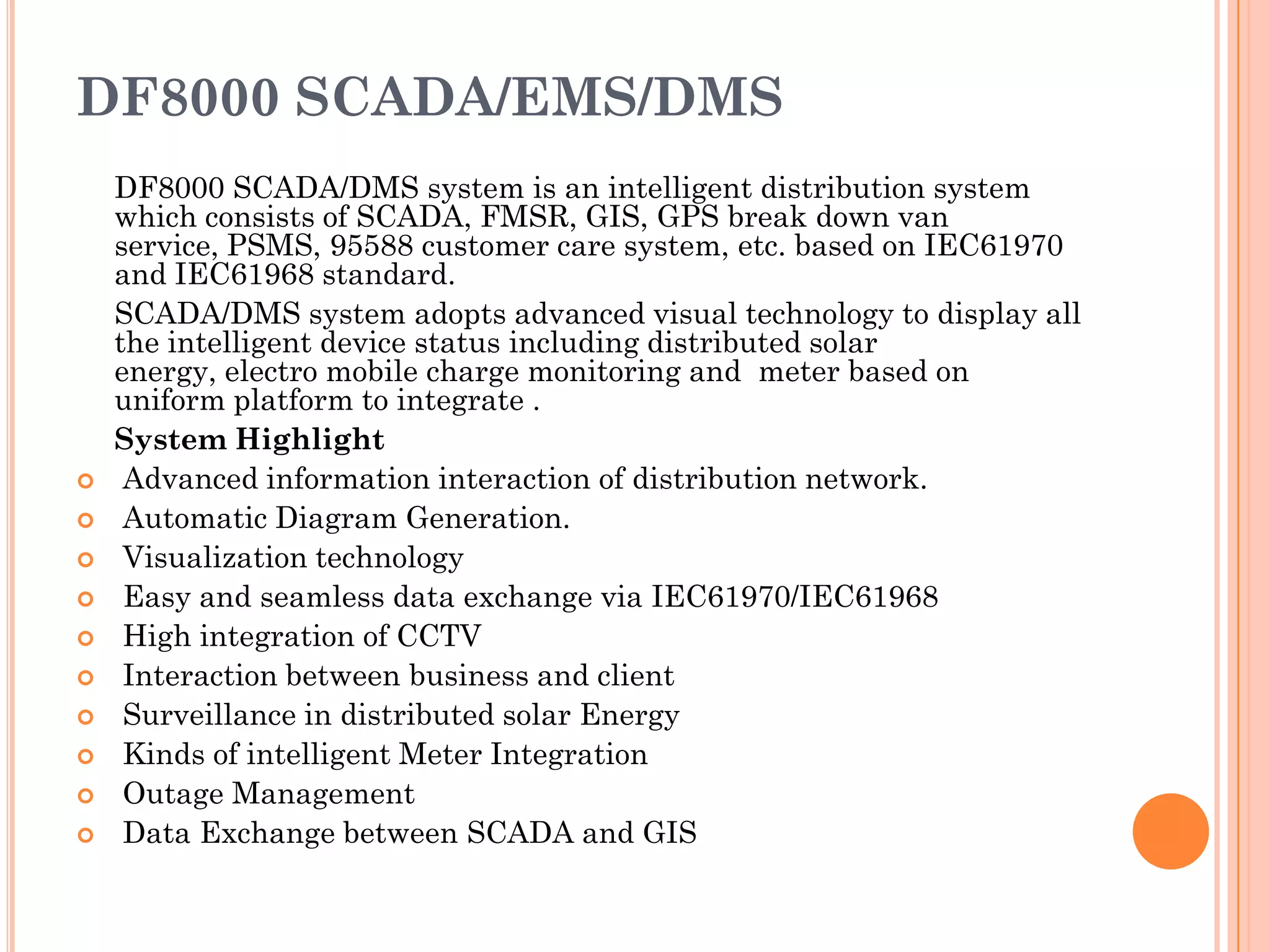 SCADA packages for Power Distribution Utilities | PPTX
