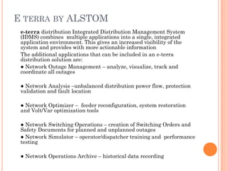 SCADA packages for Power Distribution Utilities | PPTX