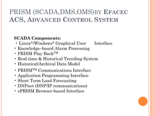 SCADA packages for Power Distribution Utilities | PPTX