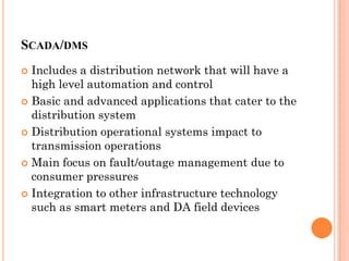 SCADA packages for Power Distribution Utilities | PPTX