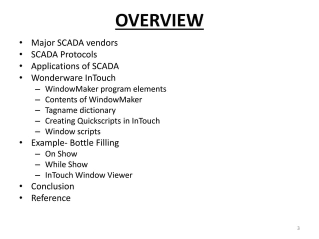 Scada ppt | PPTX | Operating Systems | Computer Software and Applications