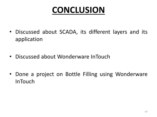 Scada ppt | PPTX | Operating Systems | Computer Software and Applications