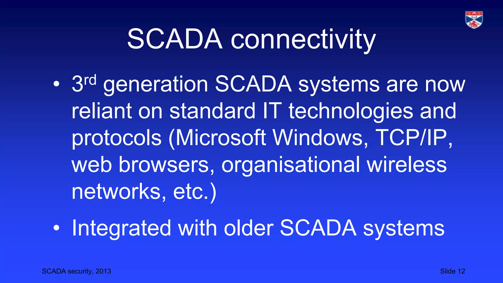 Scada security | PPTX