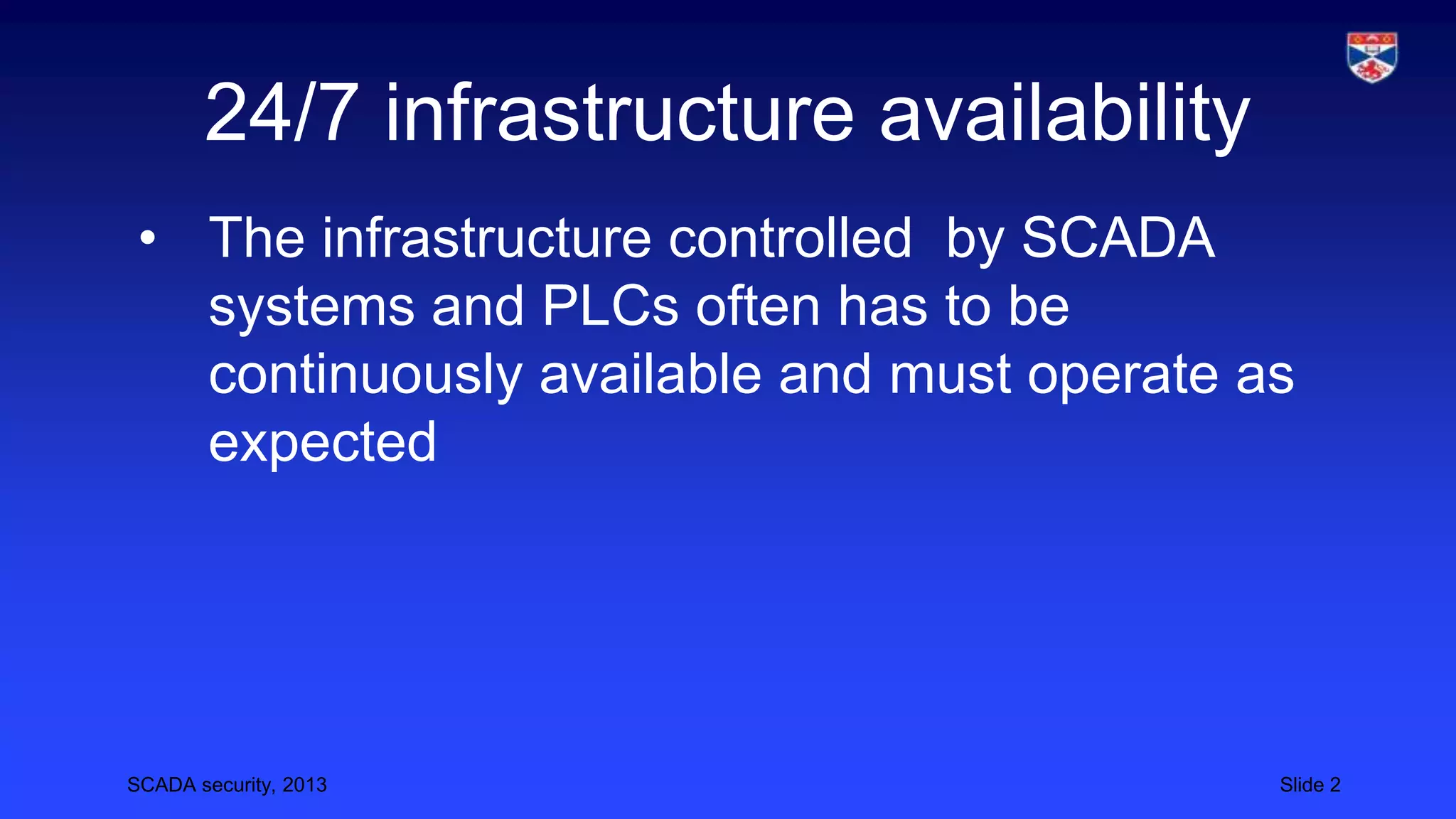 Scada security | PPTX
