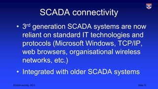 Scada security | PPTX