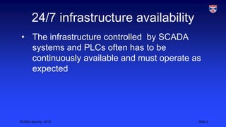 Scada security | PPTX
