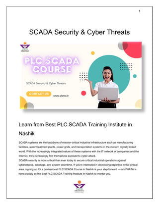 SCADA Security & Cyber Threats . pdf | PDF