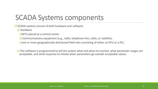 Scada system ( Overview ) | PPTX