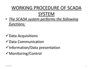 Scada system | PPTX