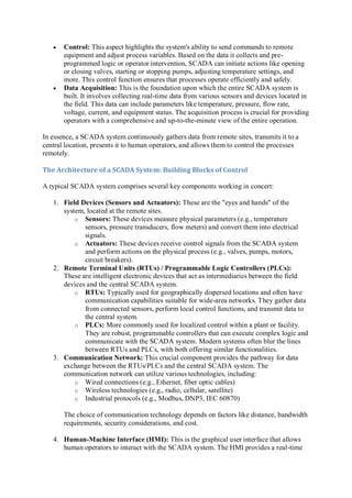 An In-Depth Introduction to SCADA Systems | PDF