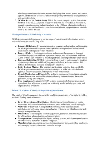An In-Depth Introduction to SCADA Systems | PDF