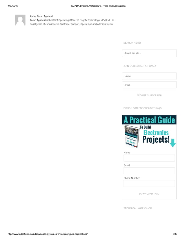 Scada System Architecture Types And Applications Pdf