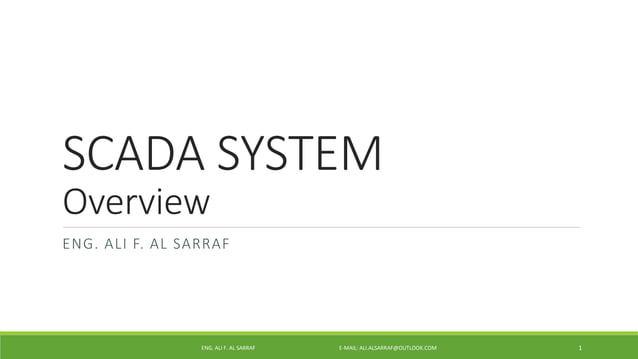 SCAD system (overview) | PPT