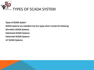 SCADA SYSTEMS function and components all parts,all functions | PPTX