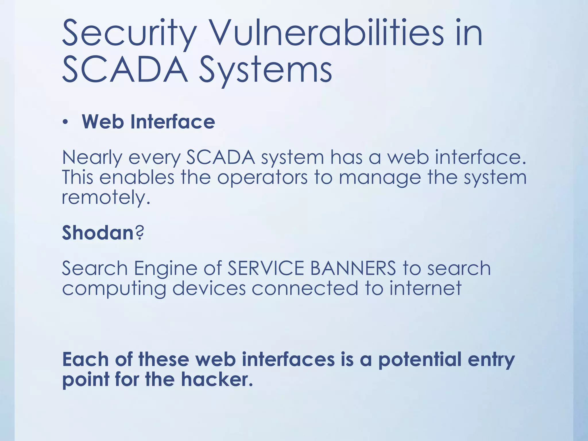 Scada Systems And Its Security Pptx Operating Systems Computer Software And Applications