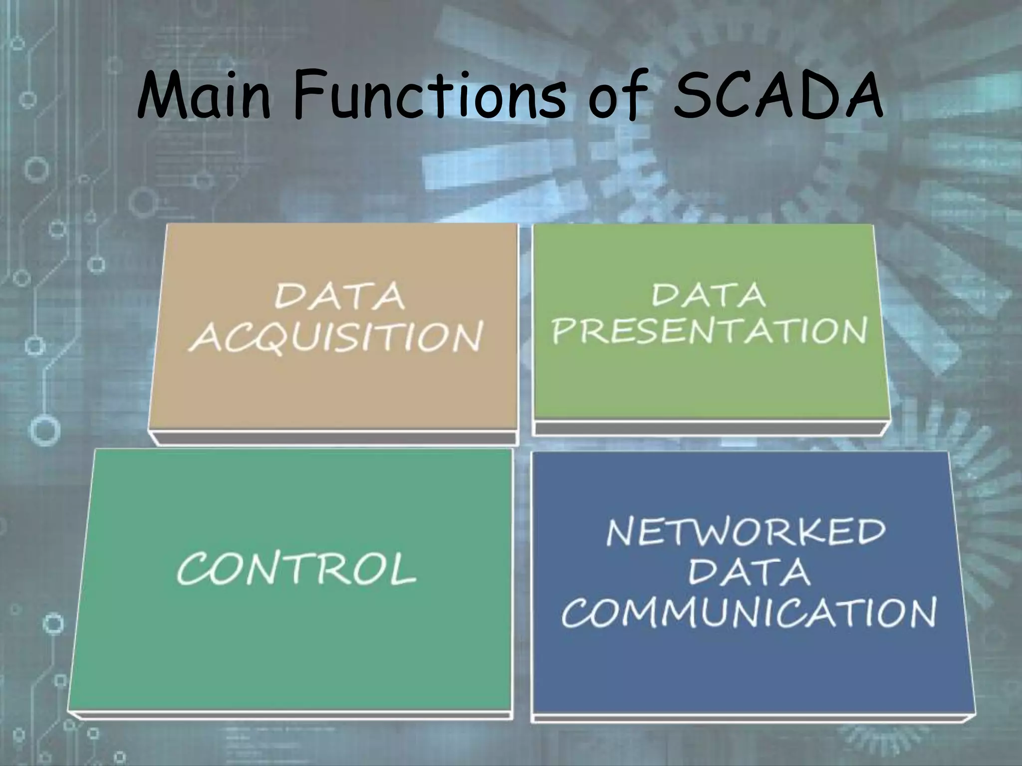 Scada systems automating electrical distribution | PPTX