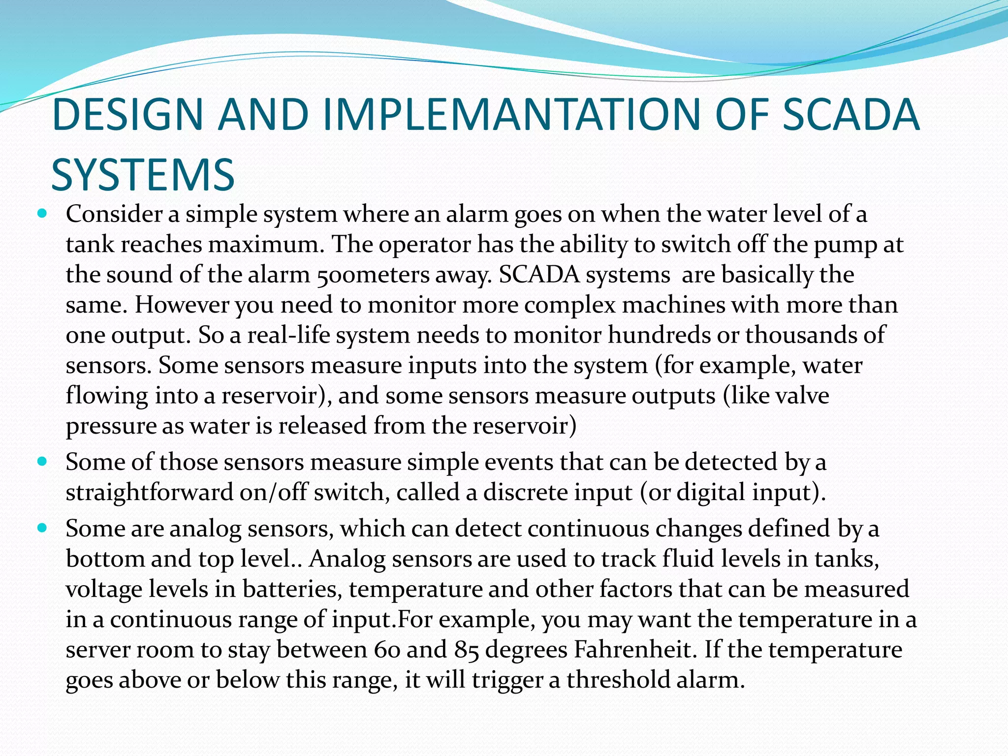 Scada systems basics winnie mbau | PPTX
