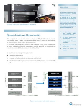 Modernización de RTUs en SSEE Electricas | PDF