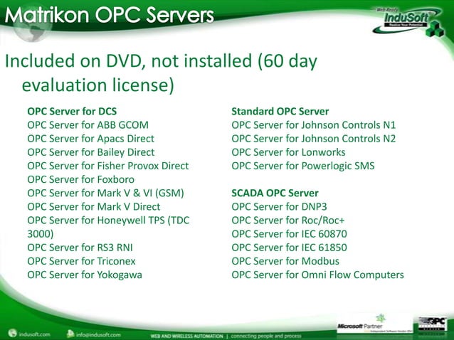 InduSoft Web Studio and DCS Conversion and Integration Webinar | PPTX | Operating Systems ...