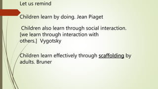 Scaffloding instruction Help children to achieve more | PPTX