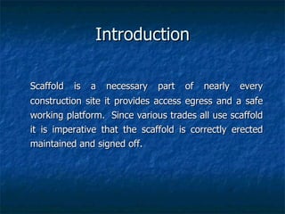 Scaffold | PPT