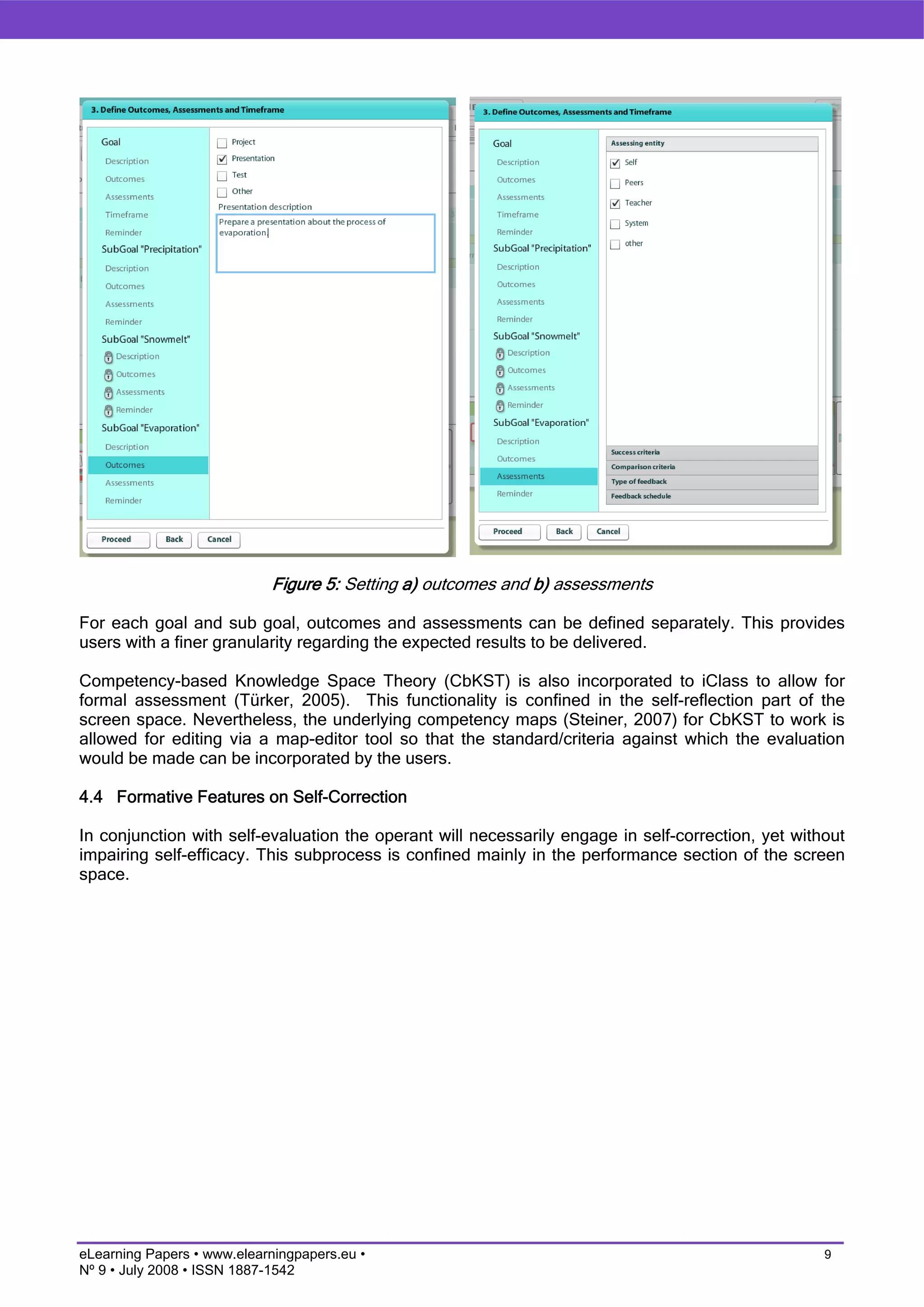 Formative Interfaces for Scaffolding Self-Regulated Learning in PLEs | PDF