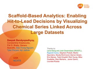Scaffold-based Analytics: Enabling Hit-to-Lead Decisions by Visualizing ...