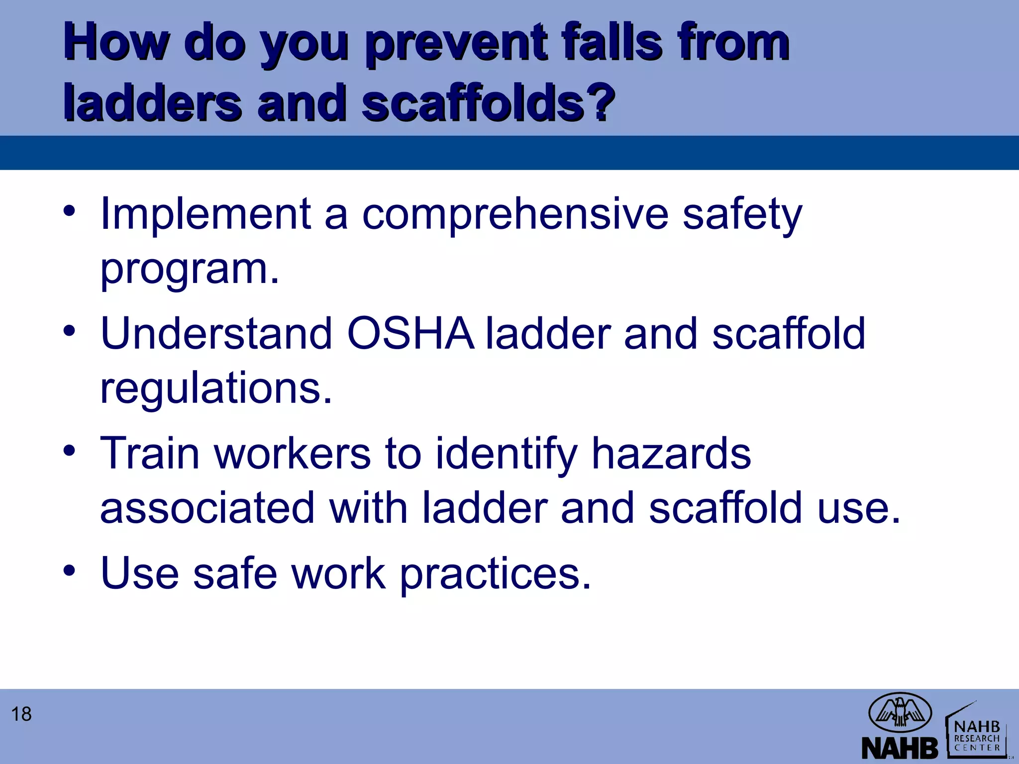 LADDER SAFETY Presentation | PPT