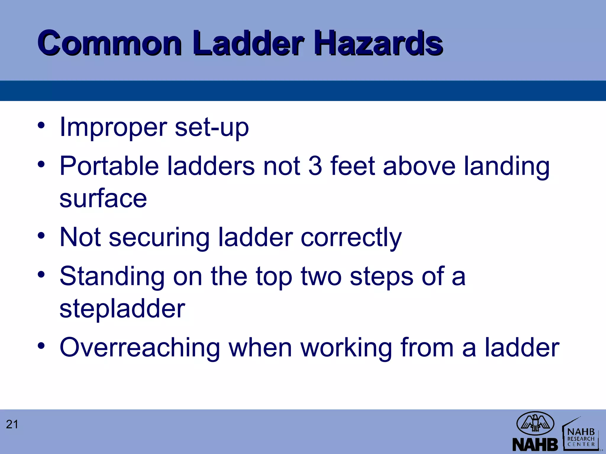 LADDER SAFETY Presentation | PPT