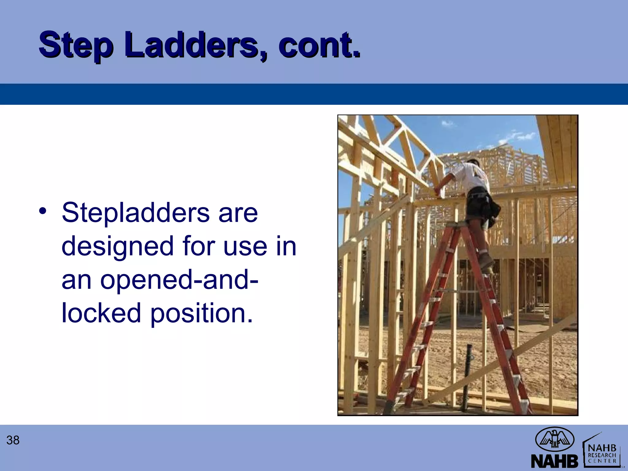 LADDER SAFETY Presentation | PPT