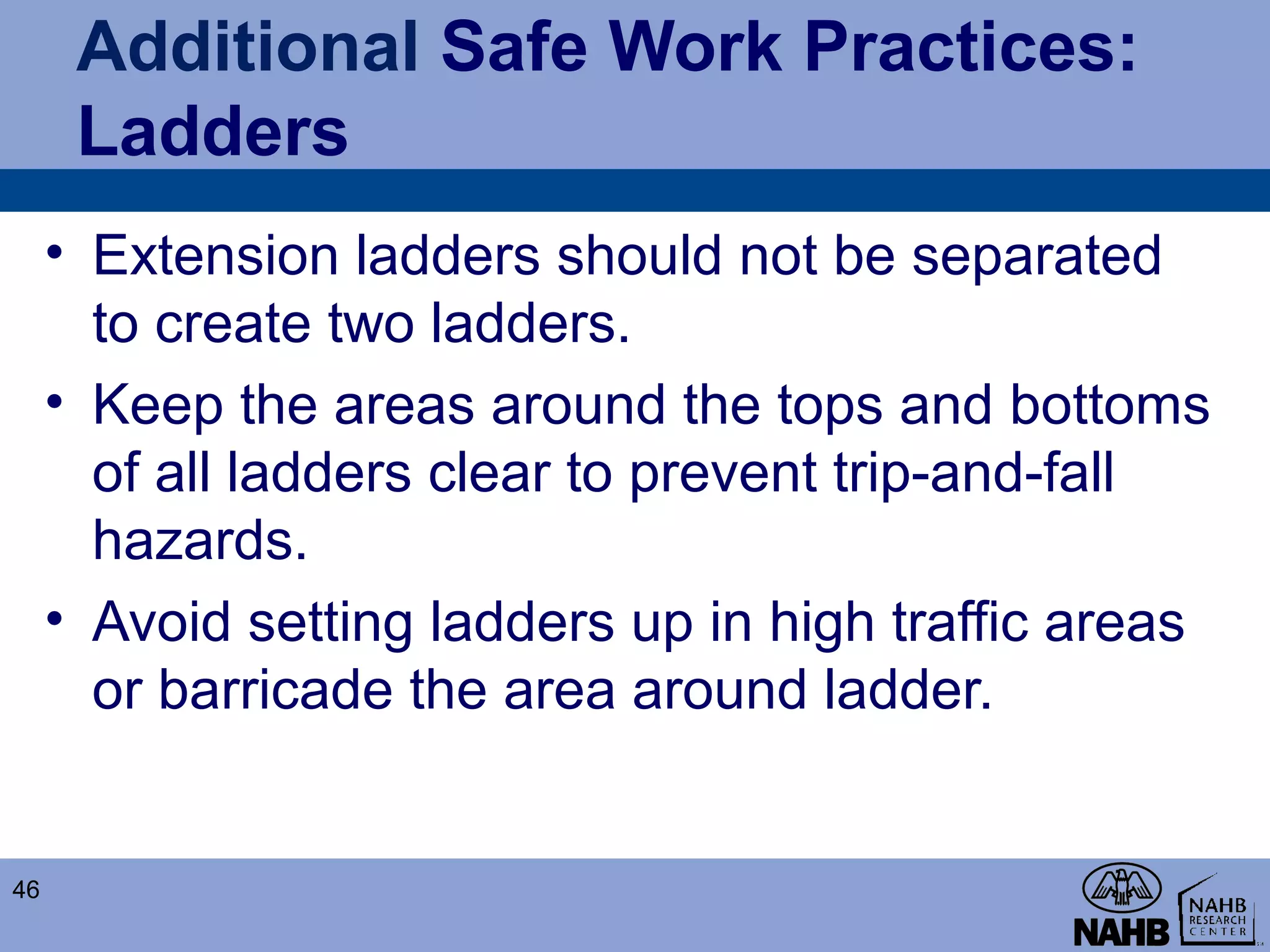 LADDER SAFETY Presentation | PPT